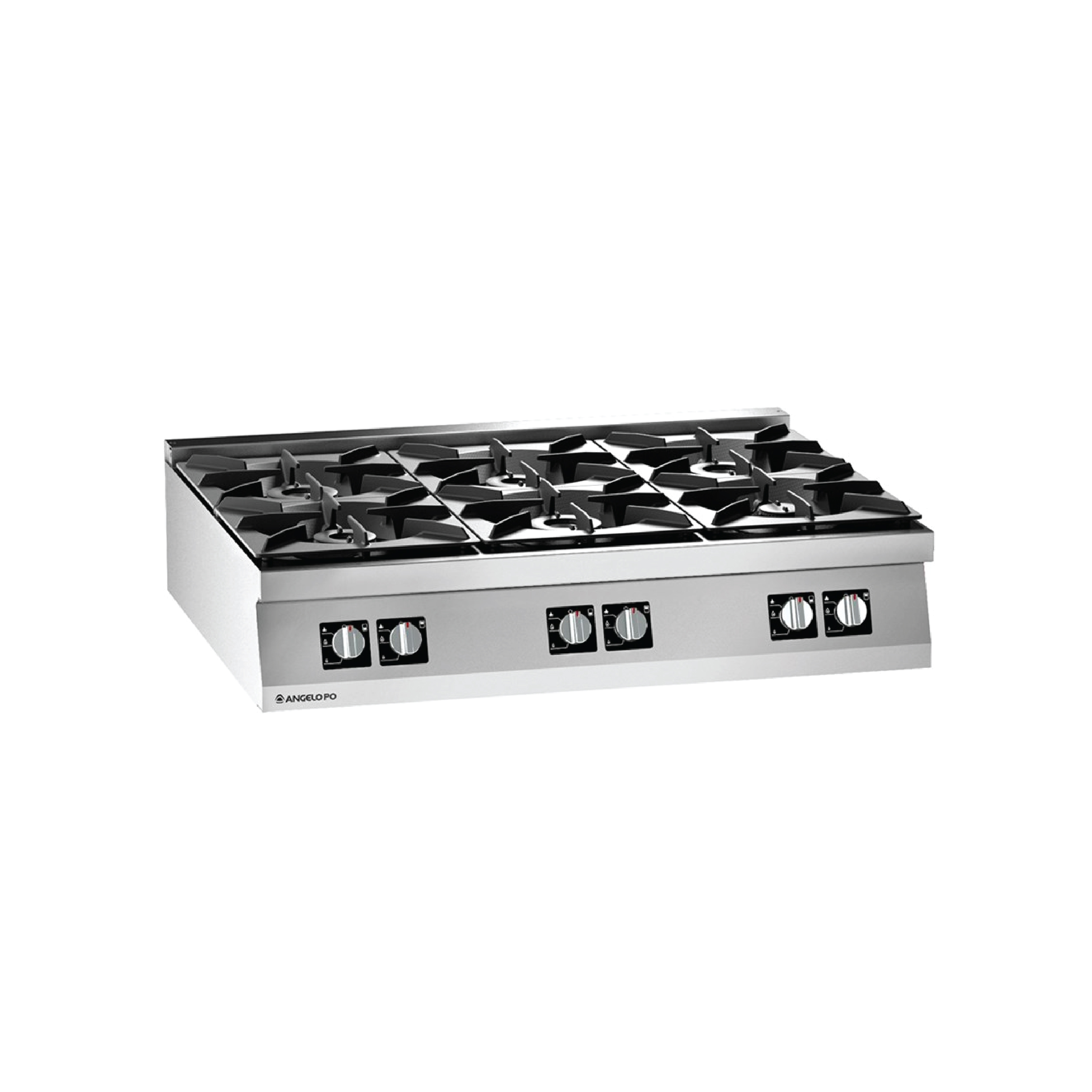 Commercial Range - SIX BURNER GAS RANGE 1200MM Commercial Kitchens ...