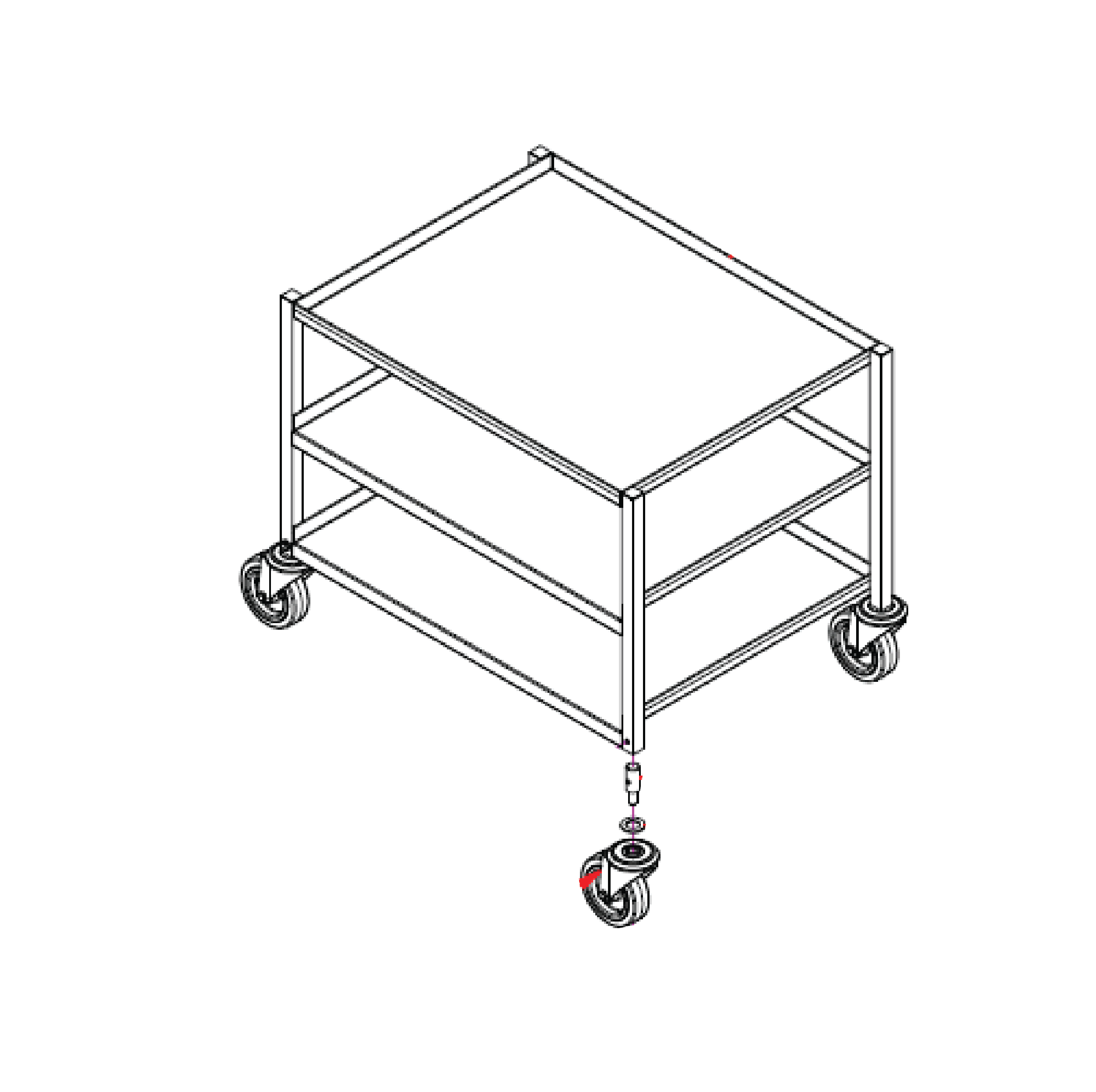 COFFEE BREWING STAINLESS STEEL TROLLEY - Australia